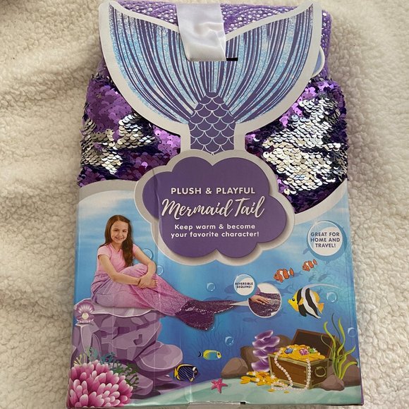Accessories | Girls Purple Mermaid Tail With Flippable Sequins | Poshmark